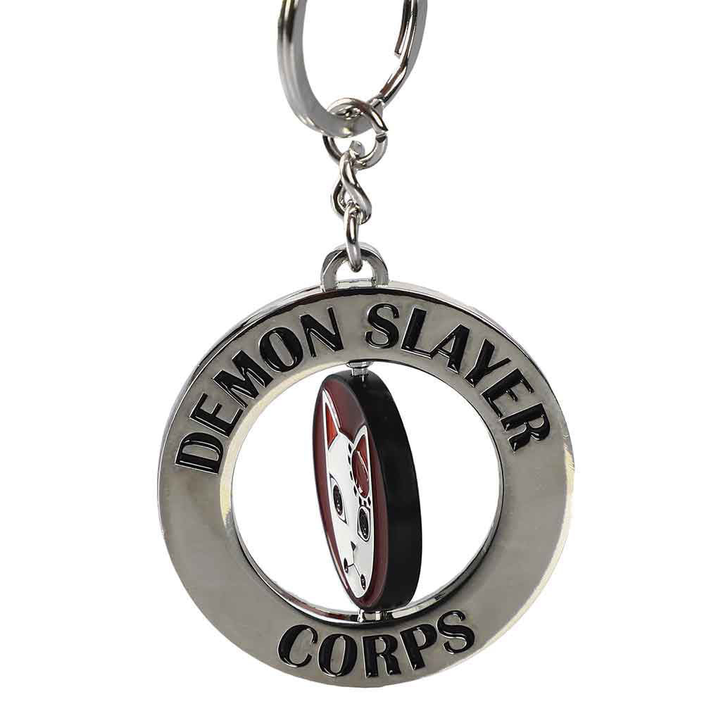 Demon Slayer Fox Warding Mask Spinner Keychain – Under the Sea Collectibles